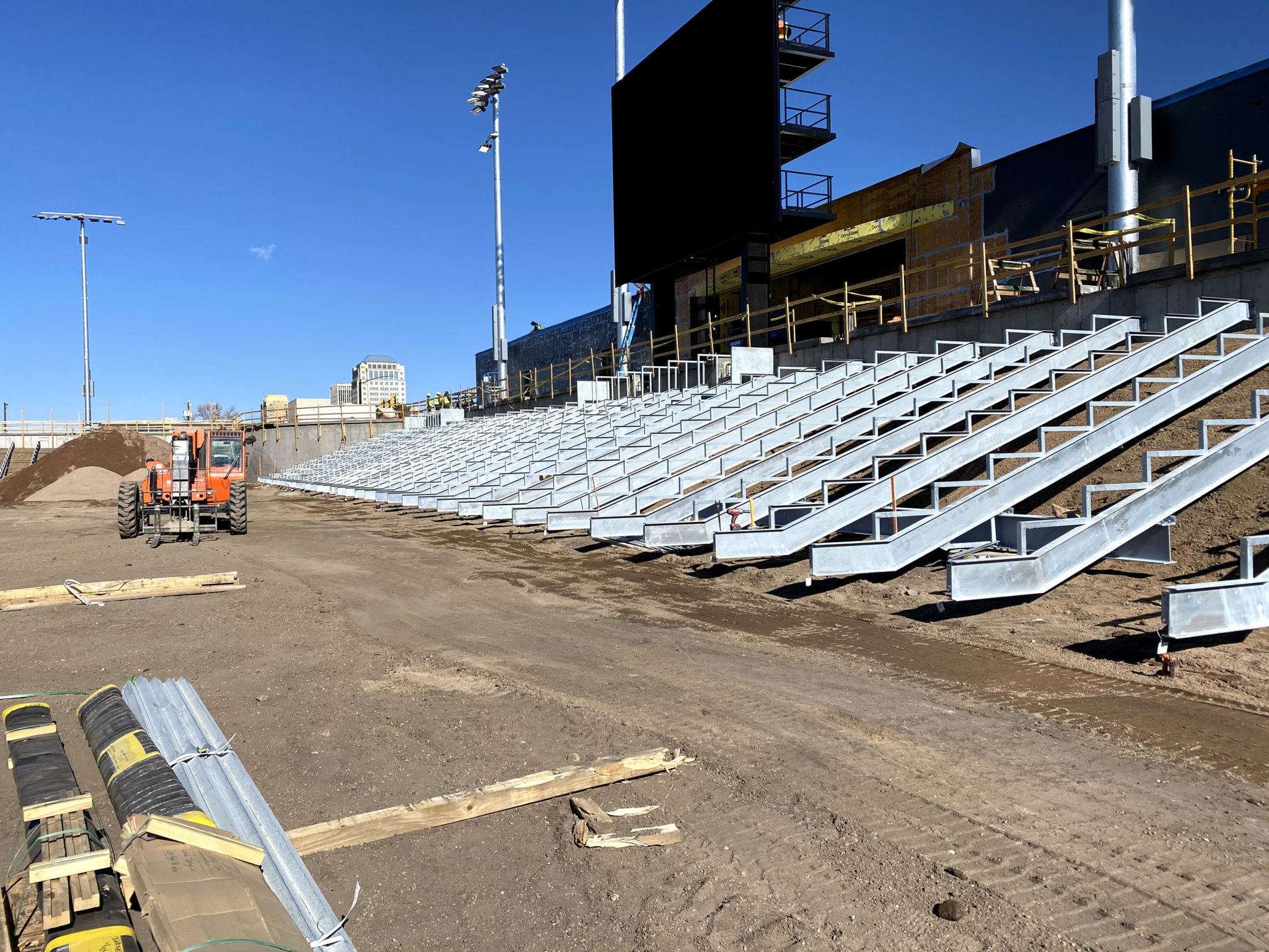 Work proceeds on new Switchbacks stadium - Soccer Stadium Digest